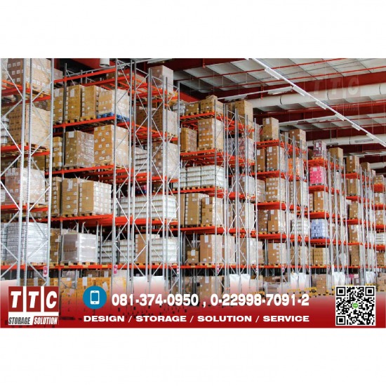 Selective Racking System | รับผลิตติดตั้งชั้นวางอุตสาหกรรม - ทีทีซี ...