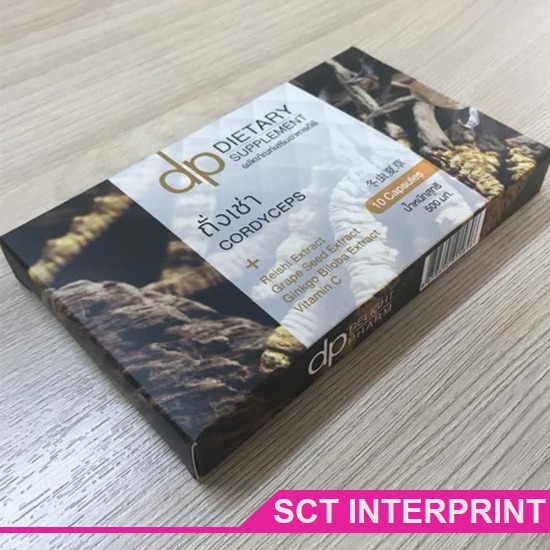 กล่องบรรจุภัณฑ์อาหารเสริม วิตามิน พระราม2 บางขุนเทียน | SCT Interprint Co., Ltd.