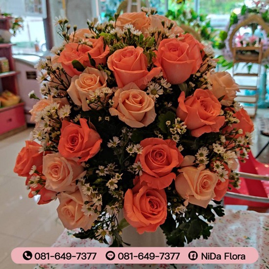 ร้านจัดช่อดอกไม้วัดเทพศิรินทร์ | Nida Flora & Motana J Vegan