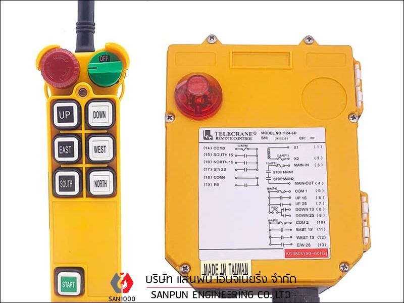 แสนพัน เอ็นจิเนียริ่ง ออกแบบติดตั้งเครนโรงงาน Jib crane Overhead cran